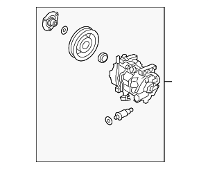 Genuine Compressor Assembly for 2019-2021 Hyundai | Part# 97701-J3490 ...