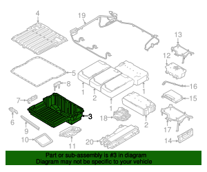 Genuine BMW 61-27-8-618-861 | Battery Tray | FREE Shipping on Most ...