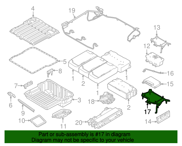 Genuine BMW 61-27-8-657-703 | Module Lower Bracket | FREE Shipping on ...