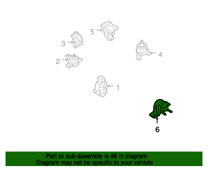 21830-2B600 - Trans Mount Bracket - 2007-2009 Hyundai Santa Fe | OEM ...