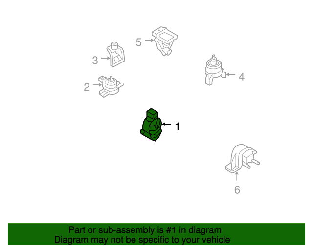2007-2009 Hyundai Santa Fe Front Mount 21910-2B000 | OEM Parts Online