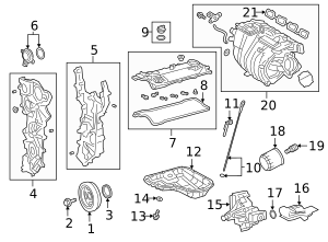 13090-F0010 - Engine Variable Valve Timing (Vvt) Solenoid - 2019-2021 ...