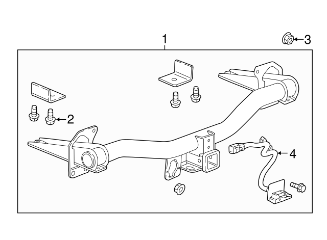 2021-2023 Buick Envision 1,500-lb.-Capacity Hitch Trailering Package ...
