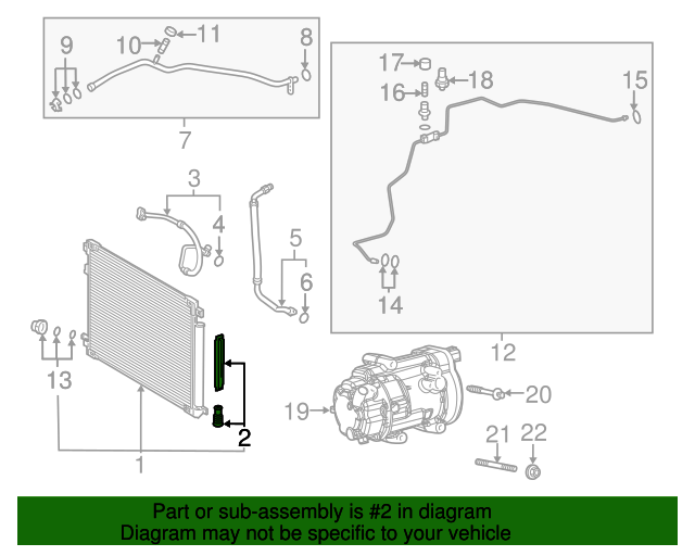 88474-06020 - Drier Dessicant Bag - 2018-2021 Toyota | OEM Genuine Parts