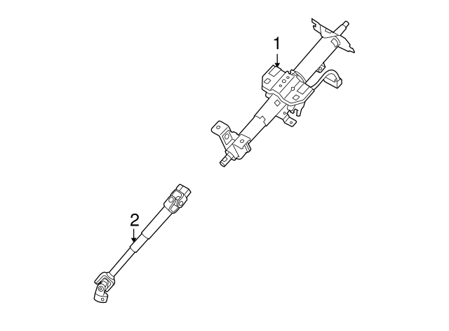 2006-2011 Kia Intermediate Shaft 56370-1G200 | TascaParts.com