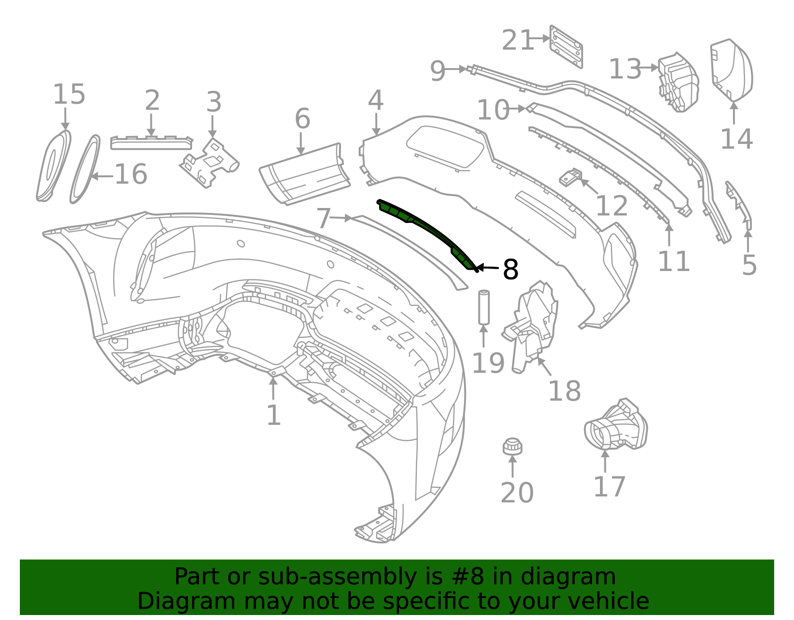 2018-2021 Mercedes-Benz Center Grille 190-885-14-04 | Mercedes-Benz ...