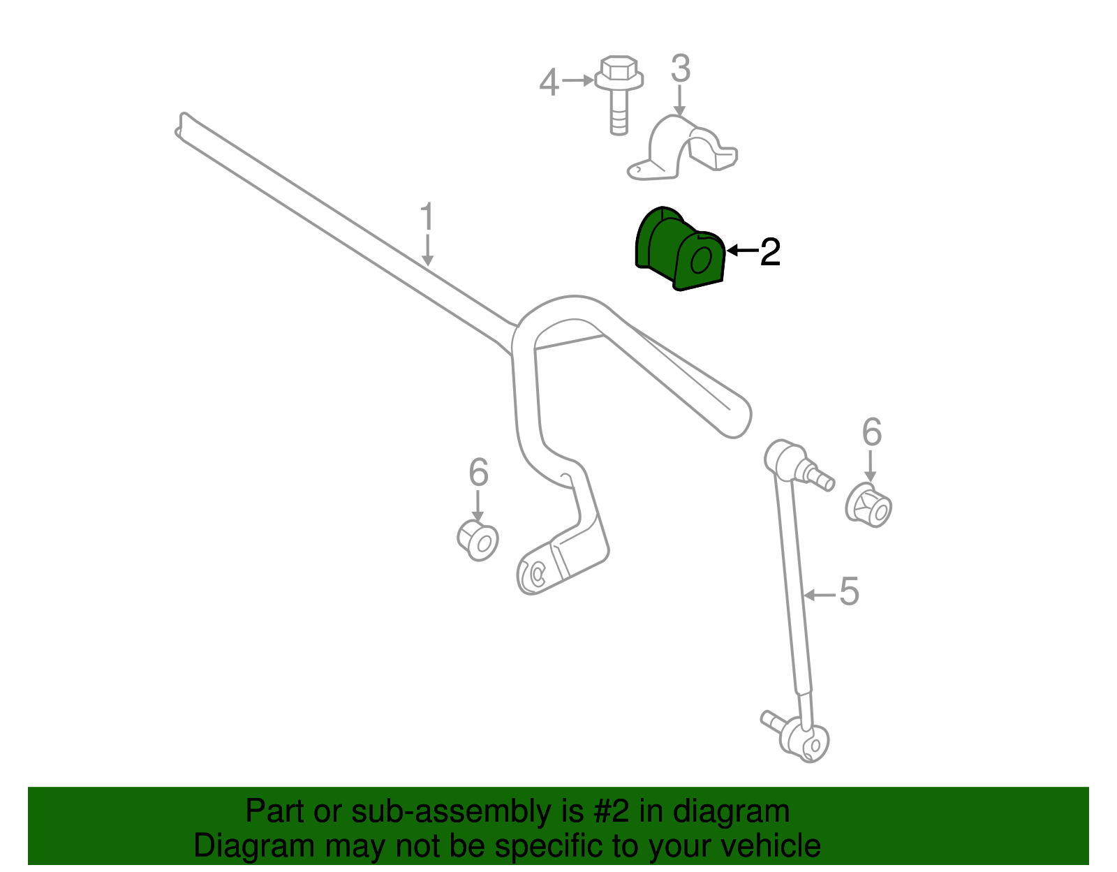 Genuine Toyota Suspension Stabilizer Bar Bushing (Front) part# 48815 ...