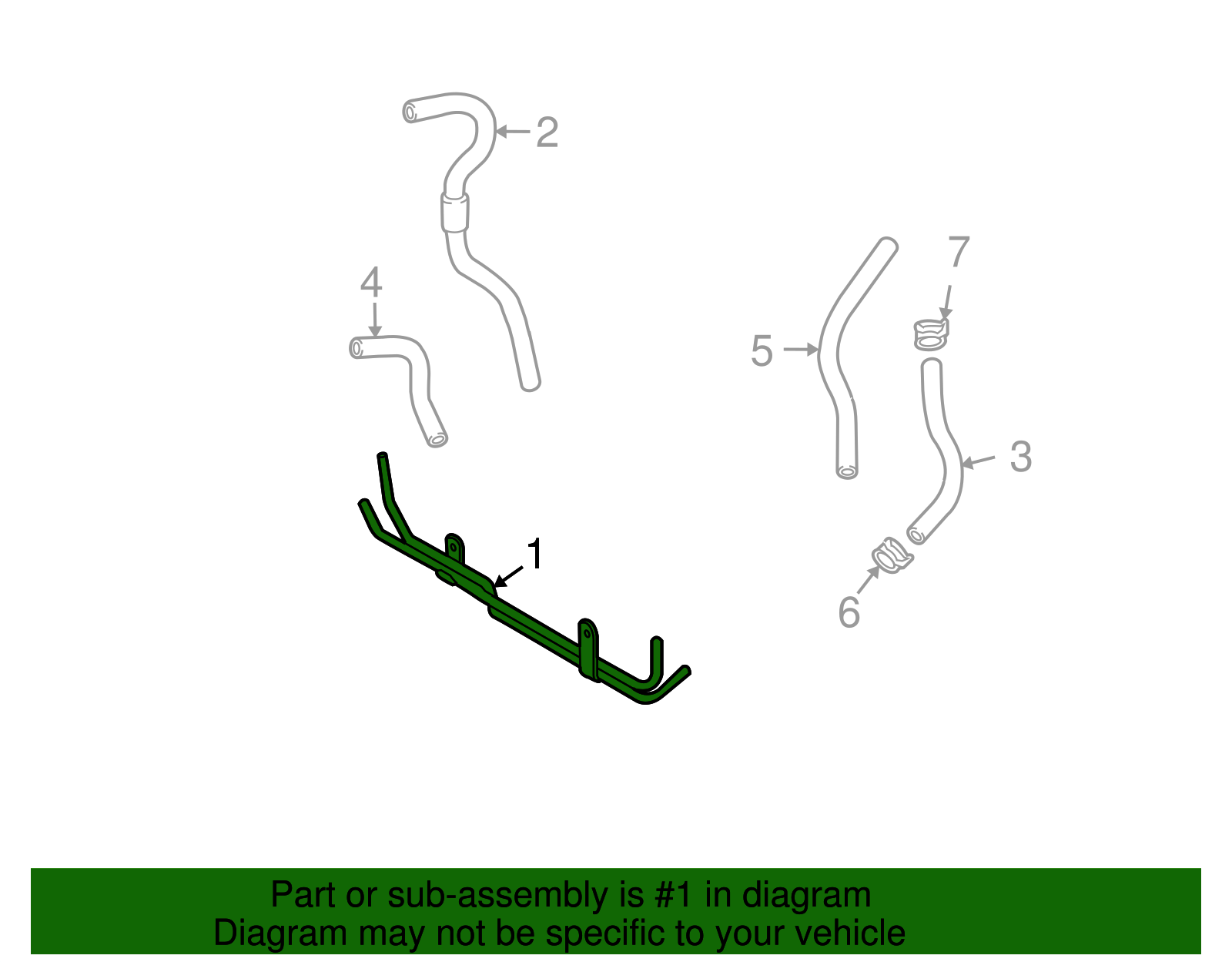 Genuine Toyota Trans Cooler part# 32907-02060 for 2009-2013 Toyota ...