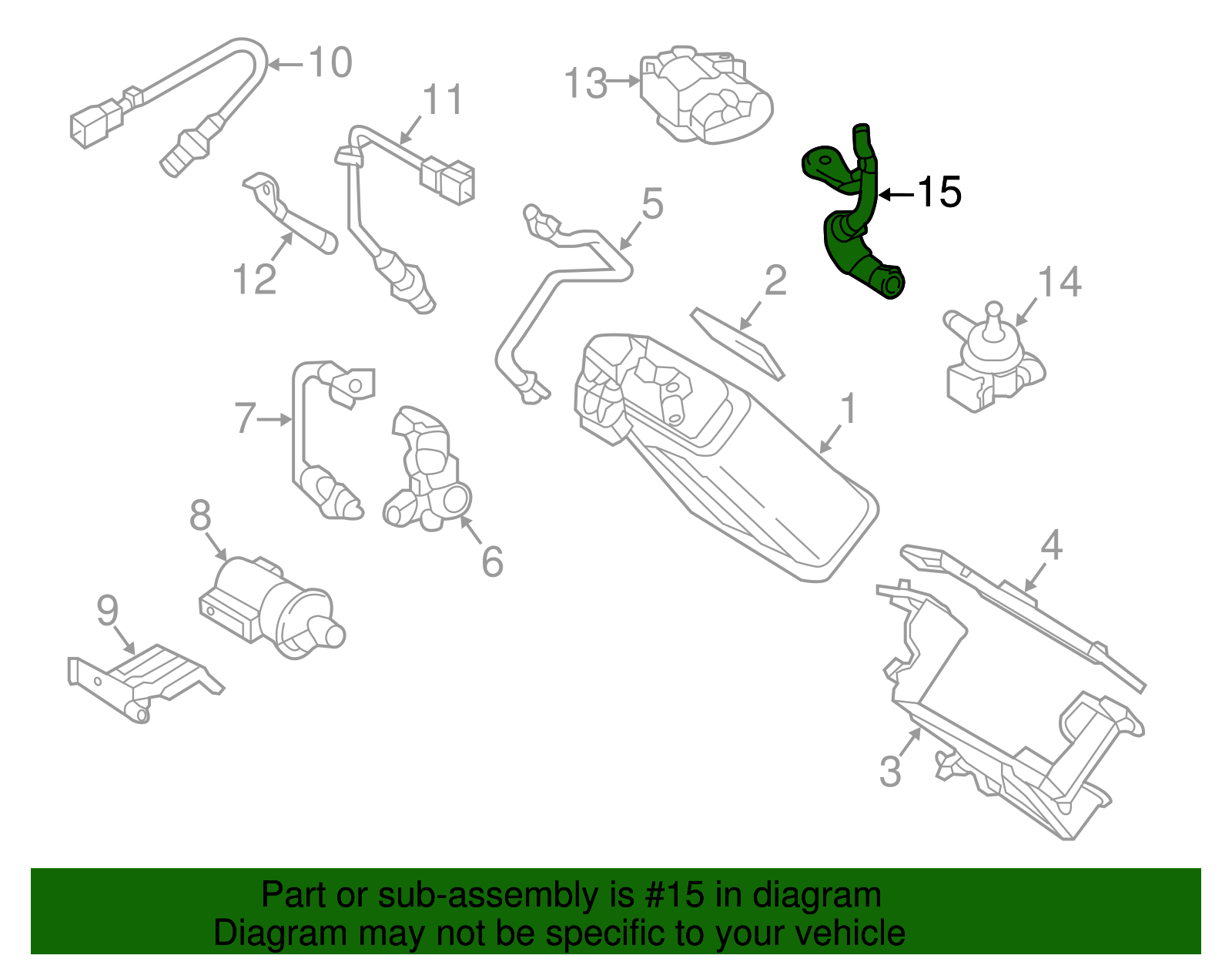 2017 Genesis G80 Bracket Pipe Assembly Pcsv 28913-3C900 | QuirkParts