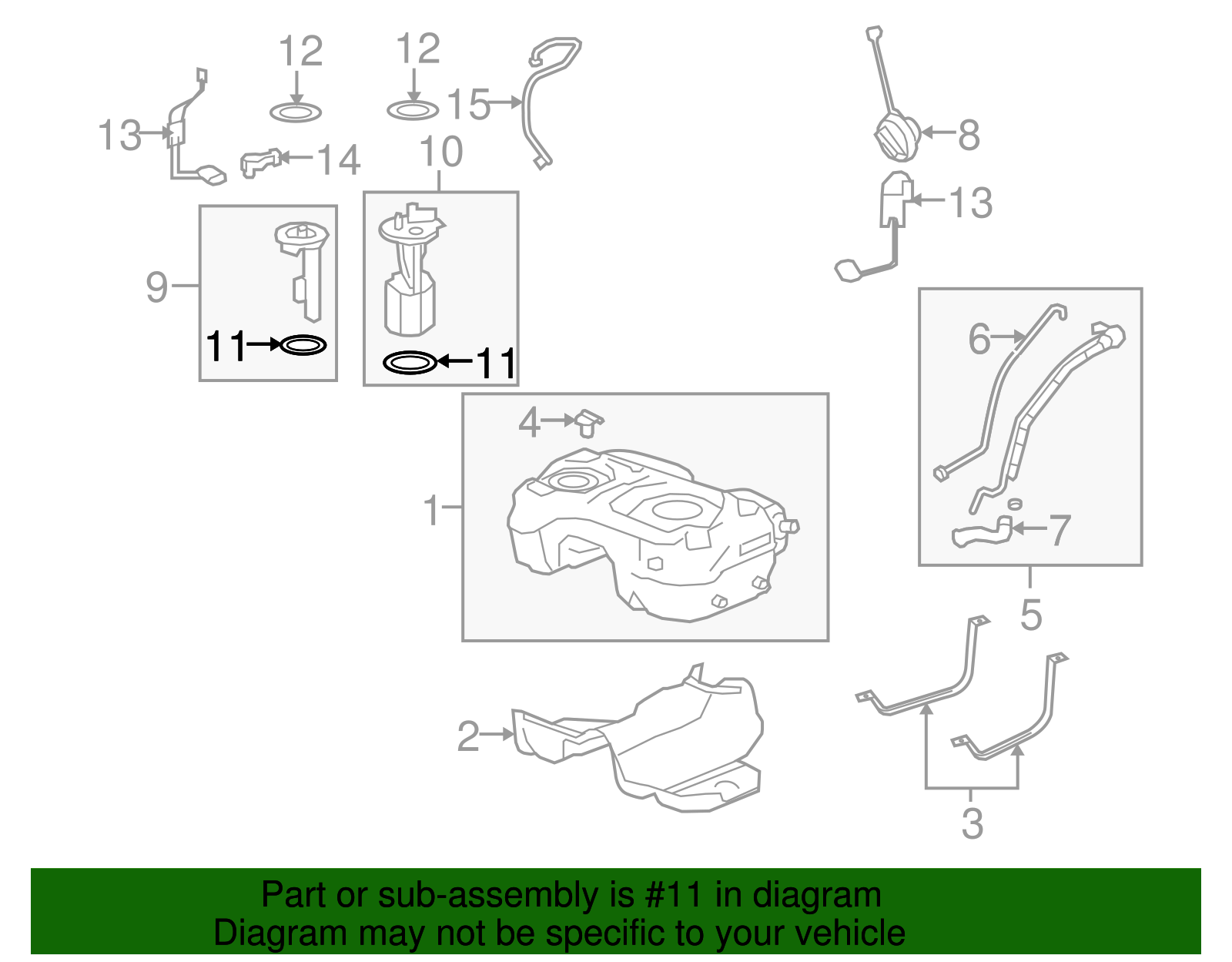 15776433 - Fuel Tank Sending Unit O-Ring 2008-2025 GM | Londoff ...