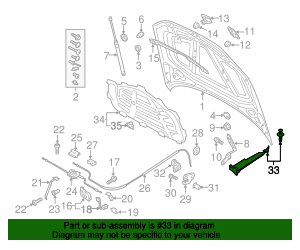 2015-2020 Audi Side Seal 8V0-821-169-E | Audi USA Parts