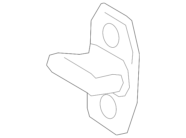 906-720-00-04 - Door Lock Striker Plate 2010-2021 Mercedes-Benz ...