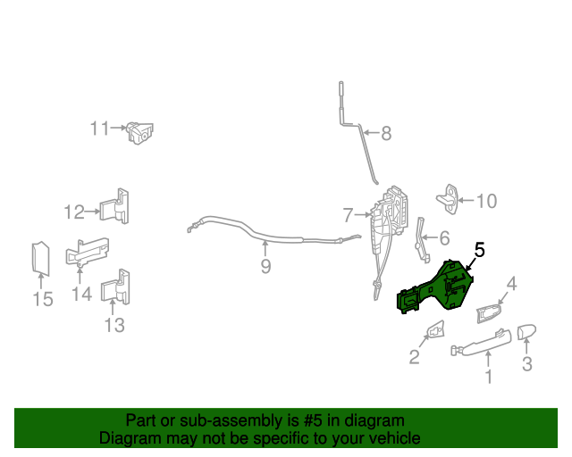 906-760-10-34 - Handle Base 2010-2018 Mercedes-Benz | Mercedes-Benz USA ...