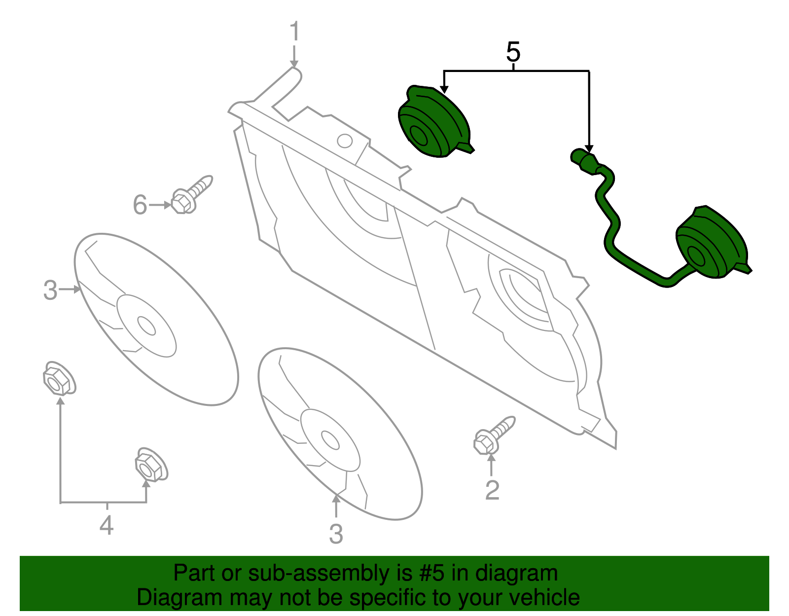 2013-2020 Subaru BRZ Fan Motor 45131CA000 | Subaru Parts Guys