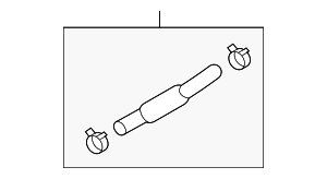 2010-2012 Hyundai Genesis Coupe Lower Hose 25415-2M000 | OEM Parts Online