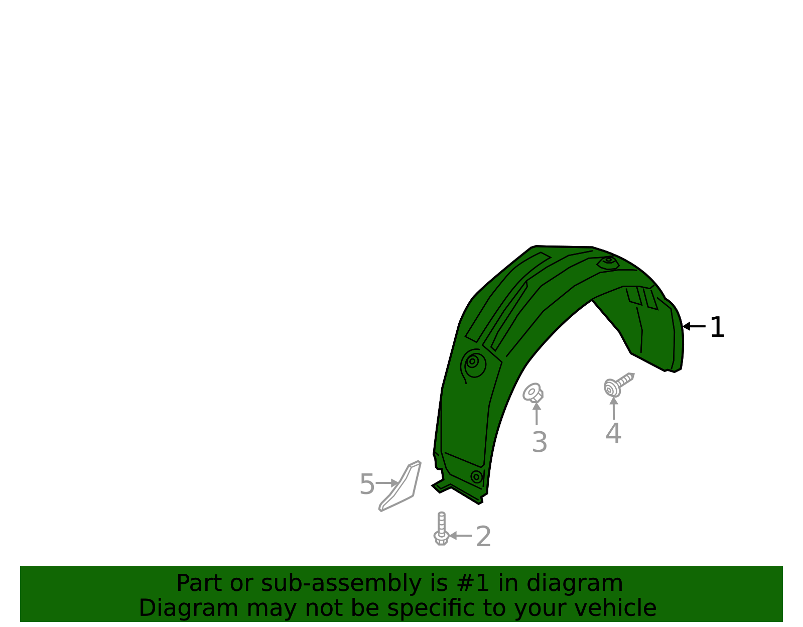 2022-2024 Kia Forte | Splash Shield | 86822-M7500 | Kia Auto Parts