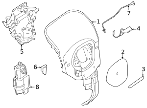 2020-2023 Porsche Taycan Charging Port 9J1-821-247-A | OEM Porsche