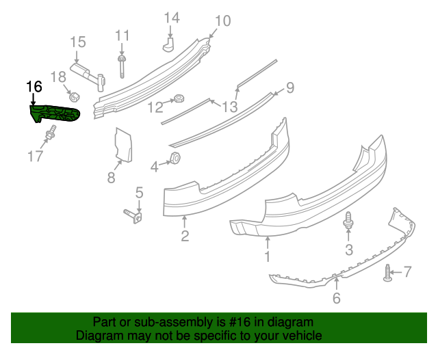 2002-2005 Audi Bumper Guide 8E0-807-453-B | OEM Parts Online
