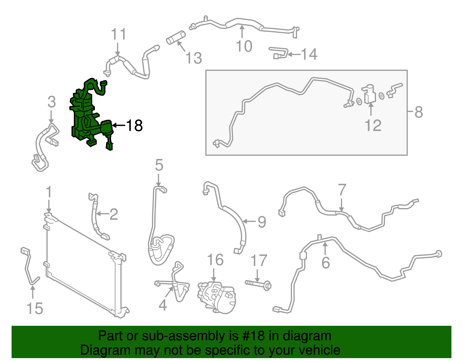2017-2020 Toyota Prius Prime Receiver 88470-47020 | Toyota Parts Center