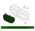 2021-2022 BMW Upper Grille 51-12-9-852-168 | BMWPartsDirect.com