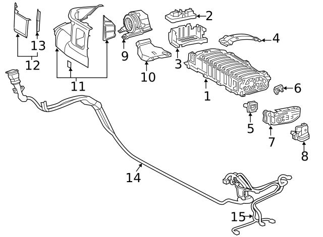 2019-2024 Lexus UX250h Filter G92DH-12050 | OEM Parts Online