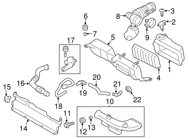2013-2020 Subaru BRZ Engine Air Intake Resonator 46040CA000 | Subaru ...