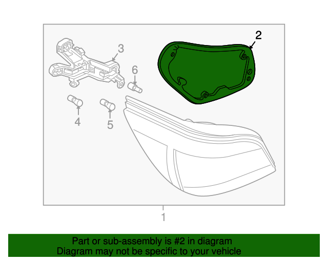 Genuine BMW 63-21-7-207-499 | Tail Lamp Assembly Gasket | FREE Shipping ...