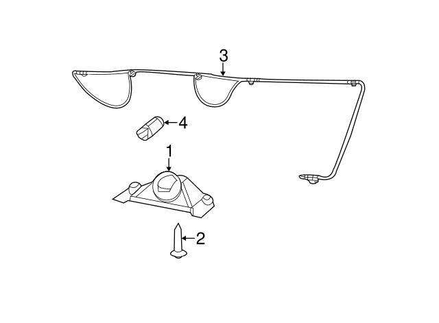 2005-2016 Mopar Lamp Lamp 4805846ab | TascaParts.com