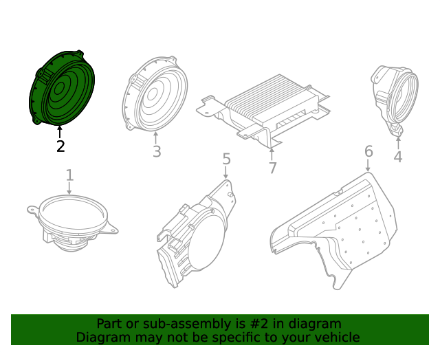 96316-S8200 - Tweeter 2020-2022 Hyundai Palisade | AutoNation Parts