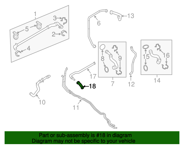 2011-2016 Ford Connector Tube BC3Z-8C472-A | TascaParts.com