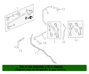Genuine OEM Ford Part - Connector Hose Seal BC3Z-8590-E | Genuine OEM ...