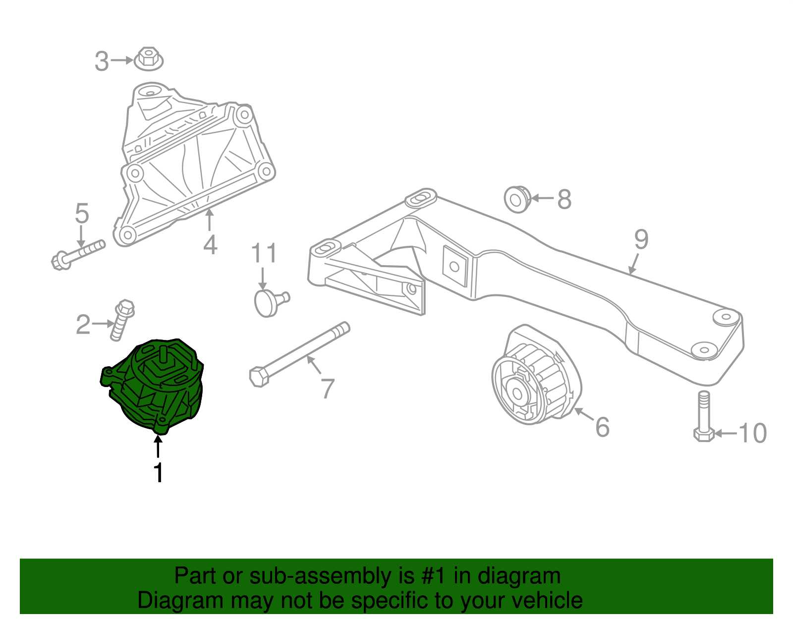 22-11-6-856-403 - Mount - 2013-2021 BMW | BMW Parts Exchange