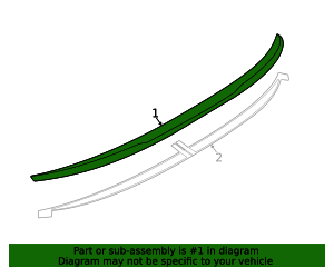 51629448940 - 2020-2024 BMW Rear Spoiler (51-62-9-448-940) | BMW of ...
