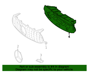 290-885-99-00 - Air Duct 2019-2023 Mercedes-Benz | Mercedes-Benz USA Parts