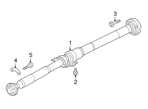 2012-2016 Porsche Panamera Drive Shaft 970-421-011-04 | Sunset Porsche ...