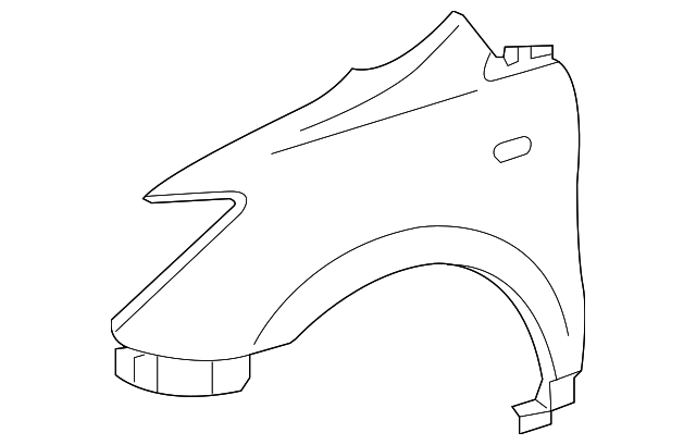 2004-2006 Scion xA Fender 53802-52060 | Toyota Parts Center