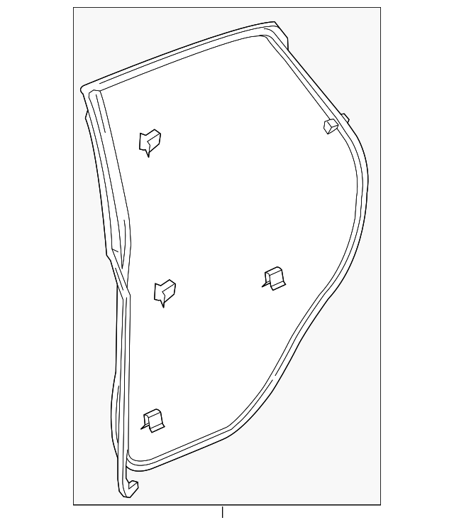 72850-TRT-A02 - Door Weather-Strip 2018-2021 Honda Clarity | Honda ...