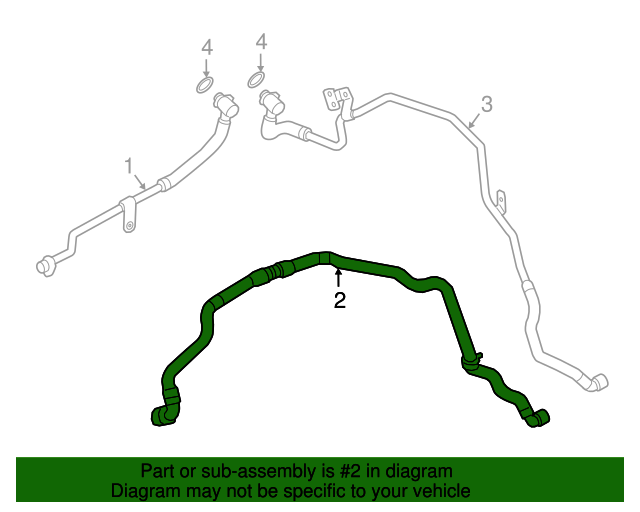 17128602621 - 2017-2020 BMW Cooler Pipe (17-12-8-602-621) | BMW of ...