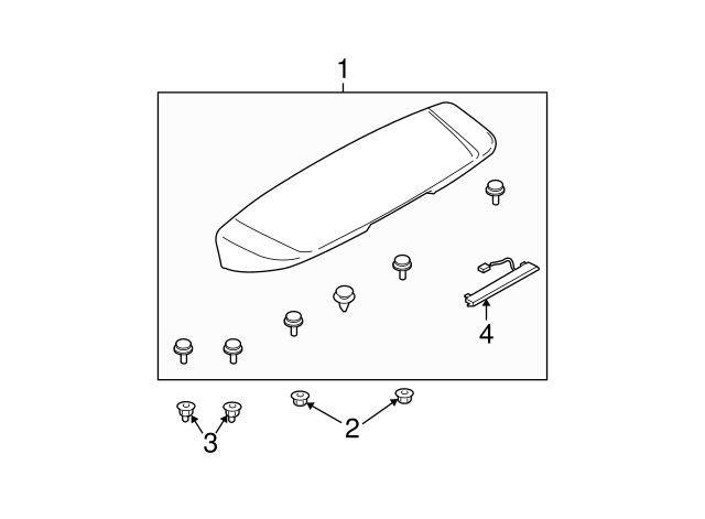 2005-2020 Subaru Grille Assembly Nut 902450029 | TascaParts.com
