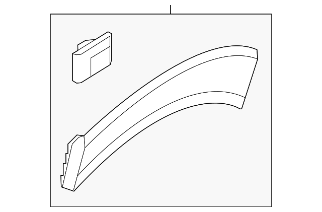 2016-2021 Hyundai Tucson Wheel Opening Molding 87741-D3000-CA | OEM ...