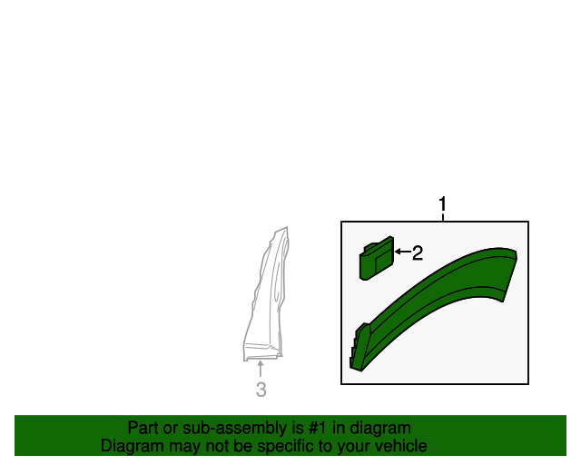 2016-2021 Hyundai Tucson Wheel Opening Molding 87742-D3000-CA | OEM ...