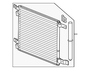 2010-2016 Cadillac SRX Air Conditioning Condenser 22973655 GM ...