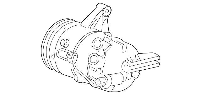 2010-2011 GM Air Conditioning Compressor 19419918 GM | GMPartsDirect.com