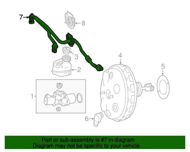 231-430-12-29 - Vacuum Hose 2015-2020 Mercedes-Benz | Mercedes-Benz USA ...