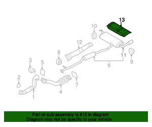 74772-JM00A - Heat Shield 2008-2015 Nissan | Nissan Parts & Accessories ...