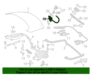 2317501300 - Lock Actuator 2013-2024 Mercedes-Benz | AutoNationParts.com