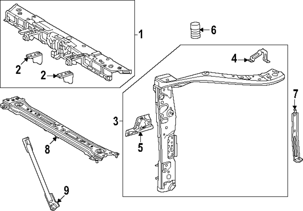 2024-2025 Lexus TX500h Diagonal Brace 51504-0E020 | Retail Performance ...