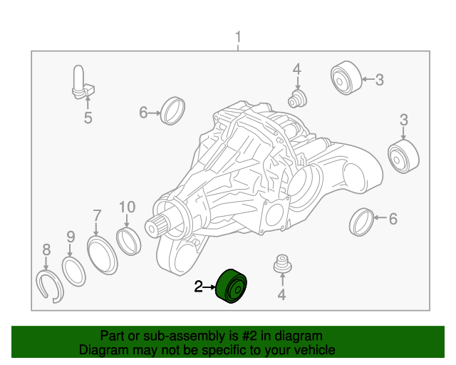 7P0-525-337-D - Front Mount 2011-2015 Audi Q7 | Audi OEM Parts