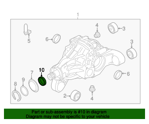 0AA-409-189-C - Seal 2011-2015 Audi Q7 | Audi OEM Parts