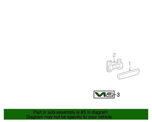 220-817-00-15 - Fender Emblem 2000-2006 Mercedes-Benz | Mercedes-Benz ...